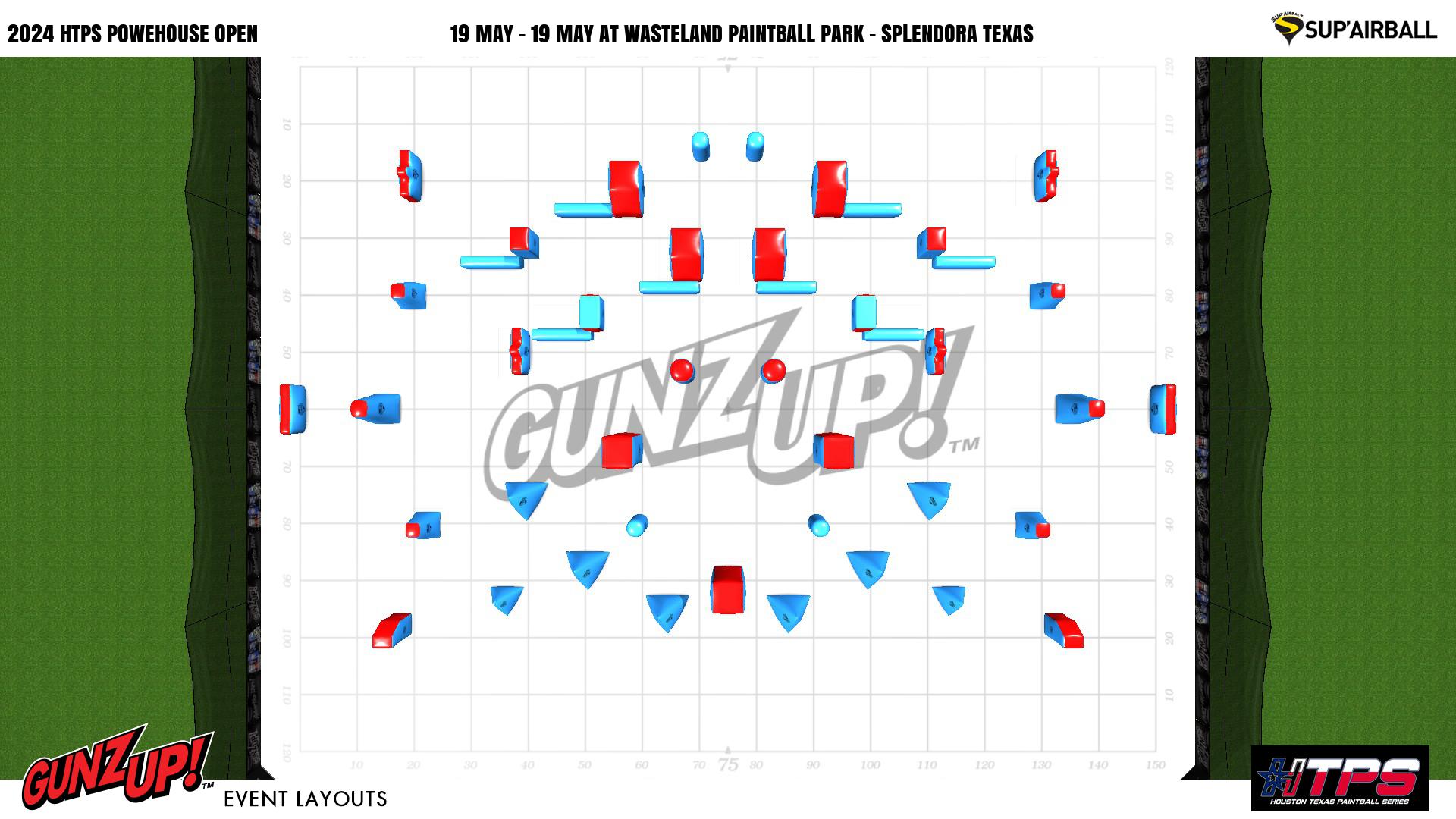 GunzUp! Paintball | Test Layout #2 | Powehouse Open | 2024
